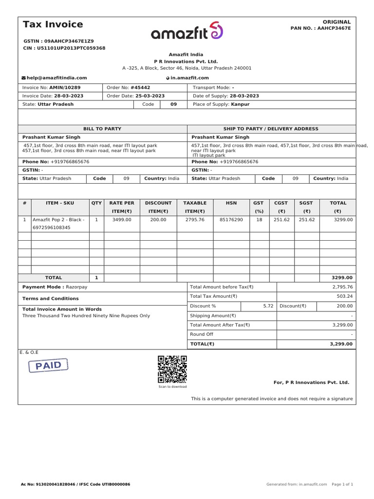 Invoice Original | PDF | Public Finance | Government