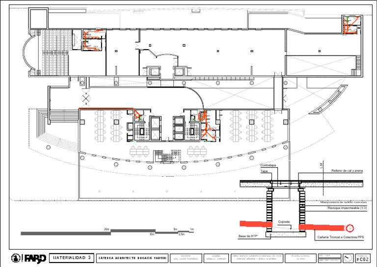 Edificio Consorcio Santiago Geometrales Cloacal1 | PDF | Albañilería | Materiales de construcción