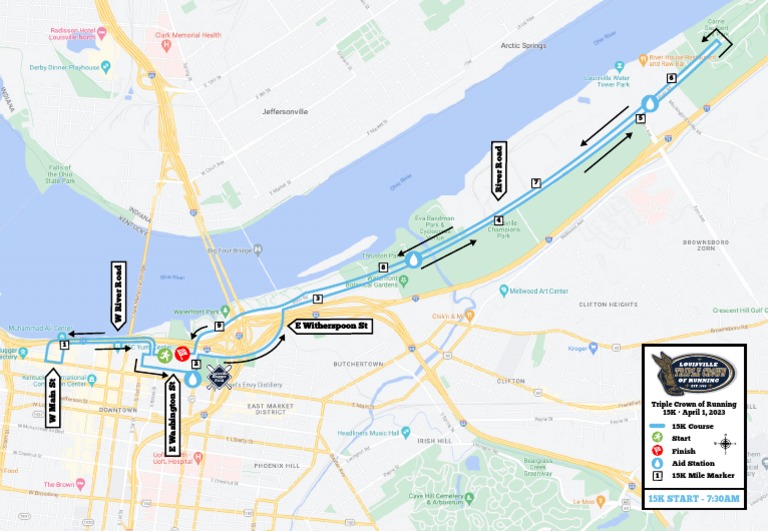 Triple Crown 15K Course Map | PDF
