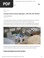 Nominal Mix Ratios for Concrete Grades | PDF | Construction Aggregate ...