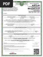 Titulo Electronico | PDF