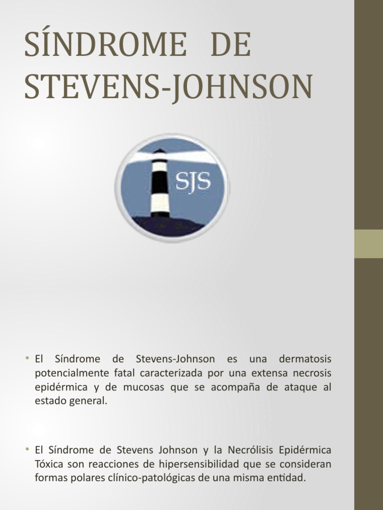 Síndrome Stevens-Johnson: Diagnóstico y Tratamiento | PDF | Inflamación | Medicina CLINICA