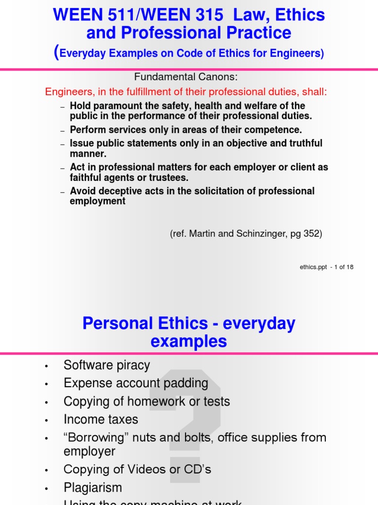 Ecc 502-Ethics - 2 | PDF | Whistleblower | Applied Ethics