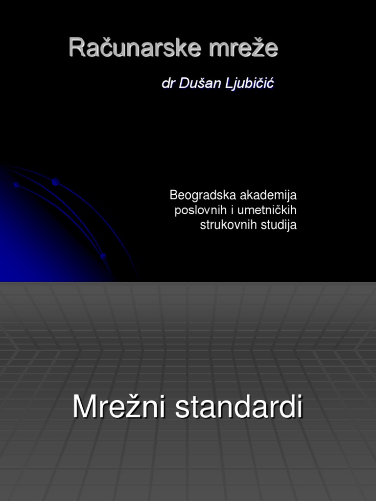Mrezni Standardi | PDF