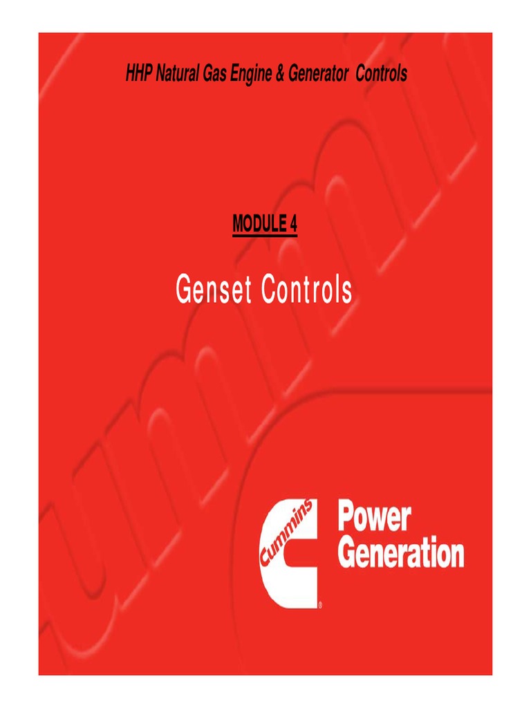 Genset Controls: HHP Natural Gas Engine & Generator Controls | PDF ...