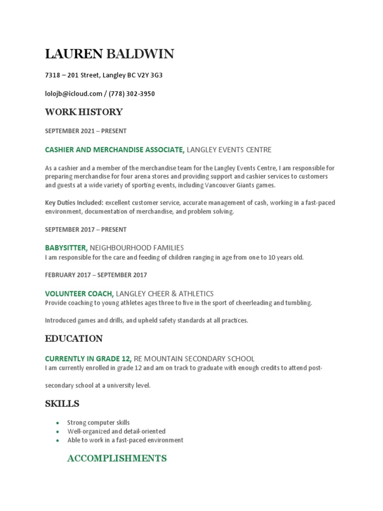 Capstone Resume | PDF