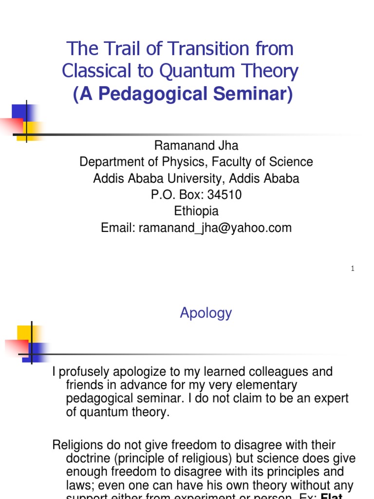 Quantum Theory for Physics Students | PDF | Quantum Mechanics | Wave Function