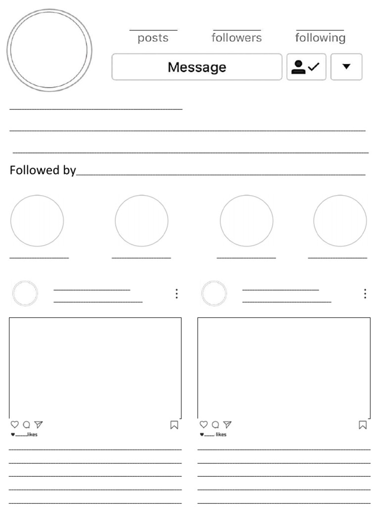 Instagram - Templates | PDF