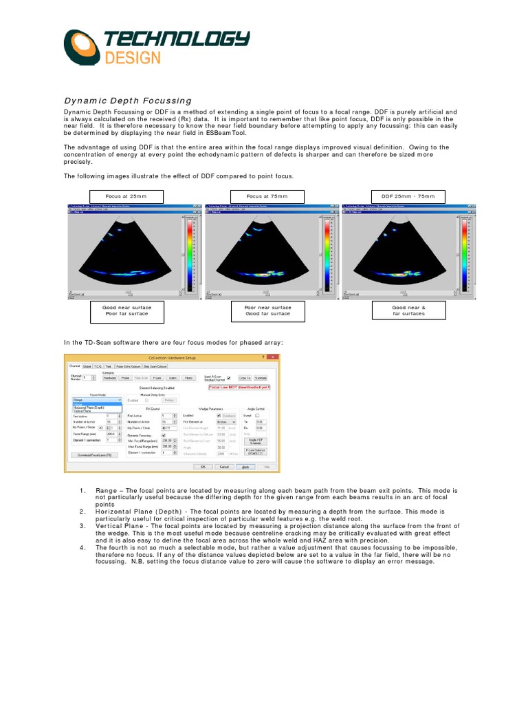 Dynamic Depth Focussing | Download Free PDF | Electromagnetic Radiation | Optics
