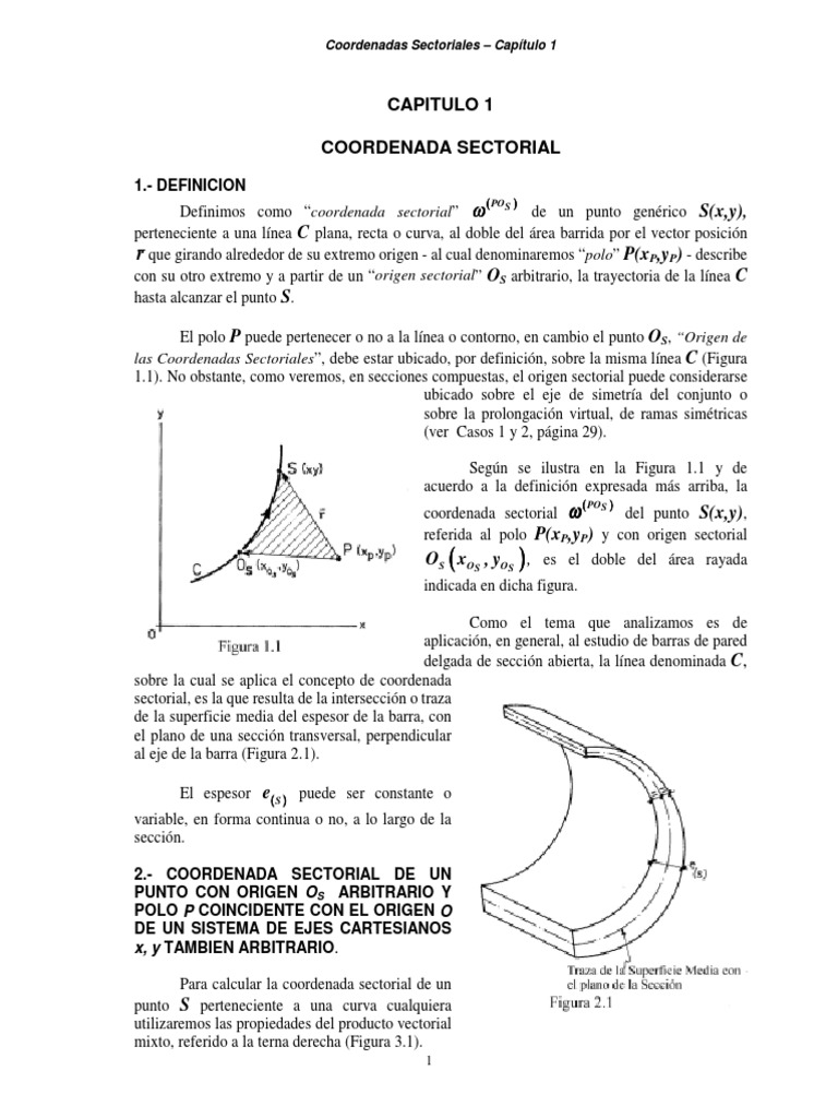 S (X, Y) C R P (X, Y) O C S P O C: Capitulo 1 Coordenada Sectorial | PDF | Vector Euclidiano ...