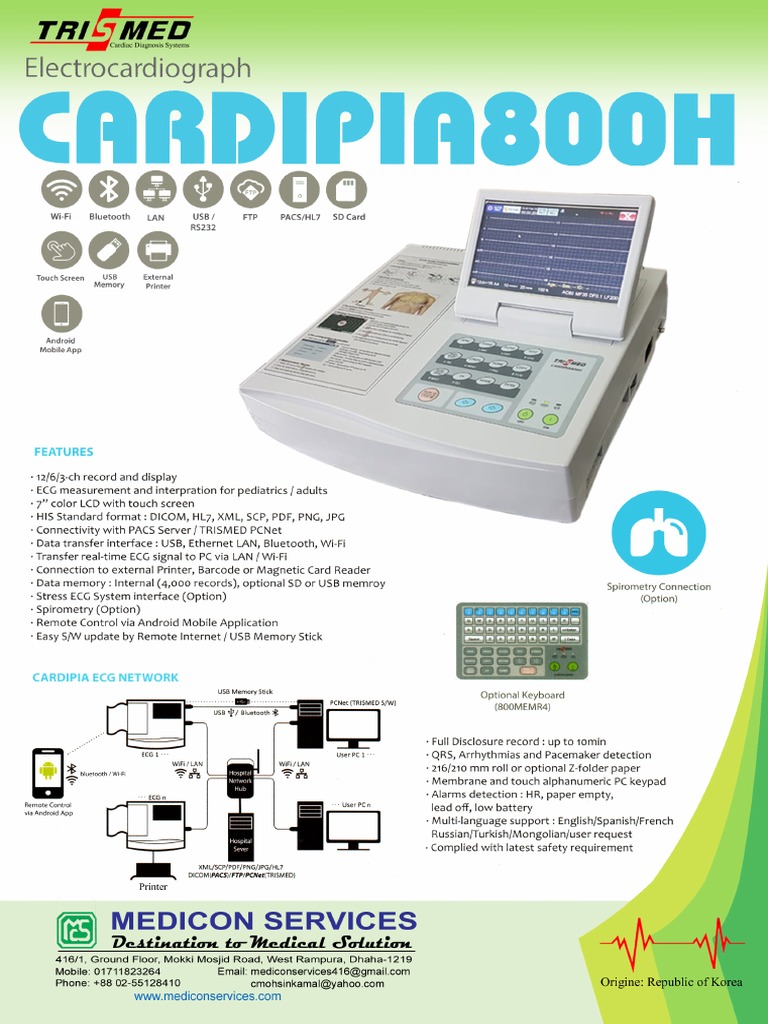 Cardipia 800h Catalogue | PDF
