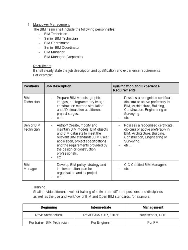 CIC BIM MANAGER LESSON-Assignment - 6 | PDF | Building Information ...