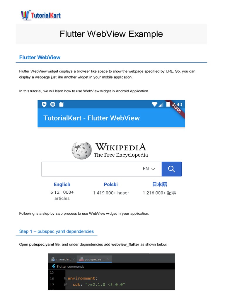 Flutter Webview Pdf Application Software Software Development 2307