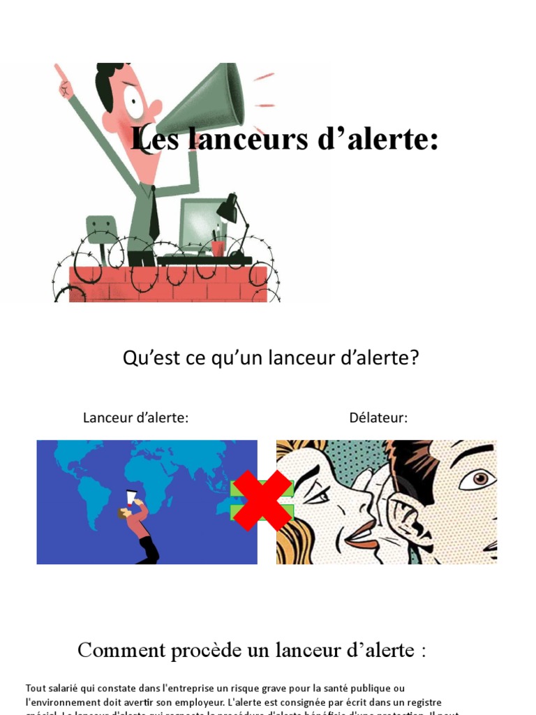 Emc Lanceurs Dalerte Pdf Lanceur Dalerte Éthique Appliqué