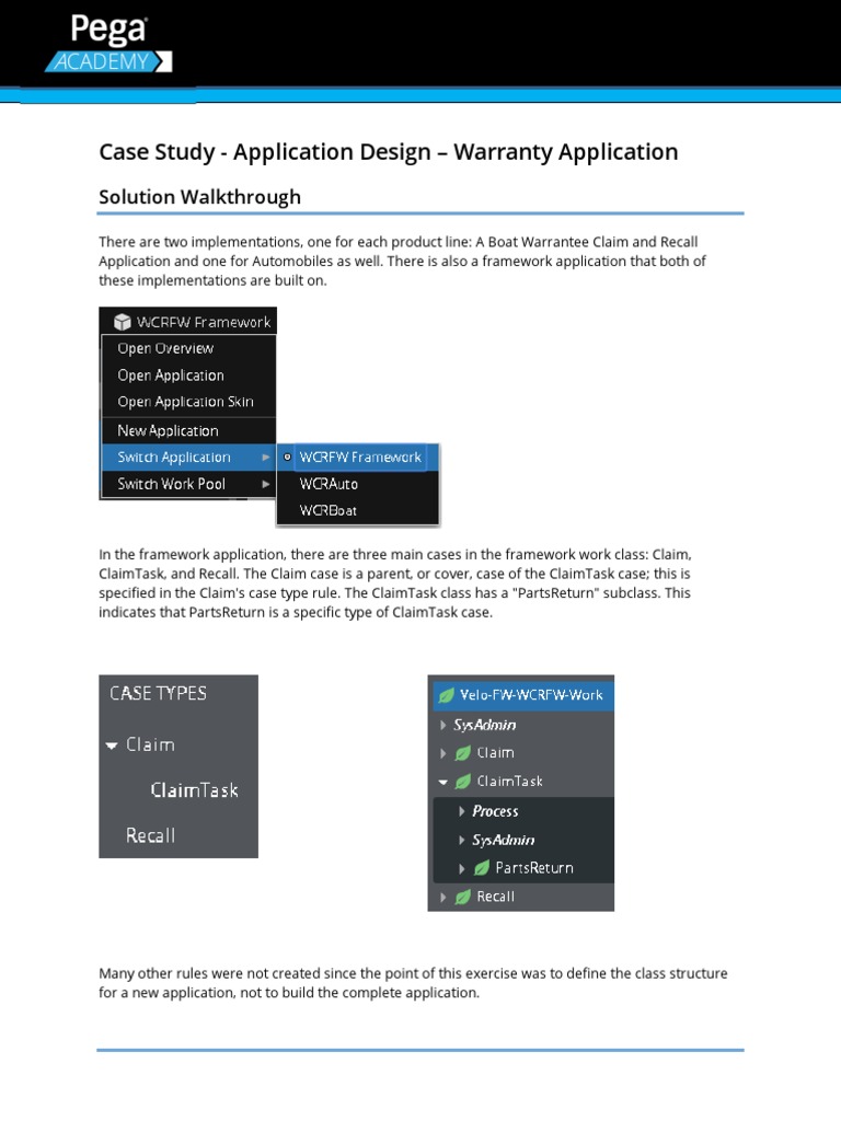 Warranty Application Design Case Study | PDF | Inheritance (Object ...