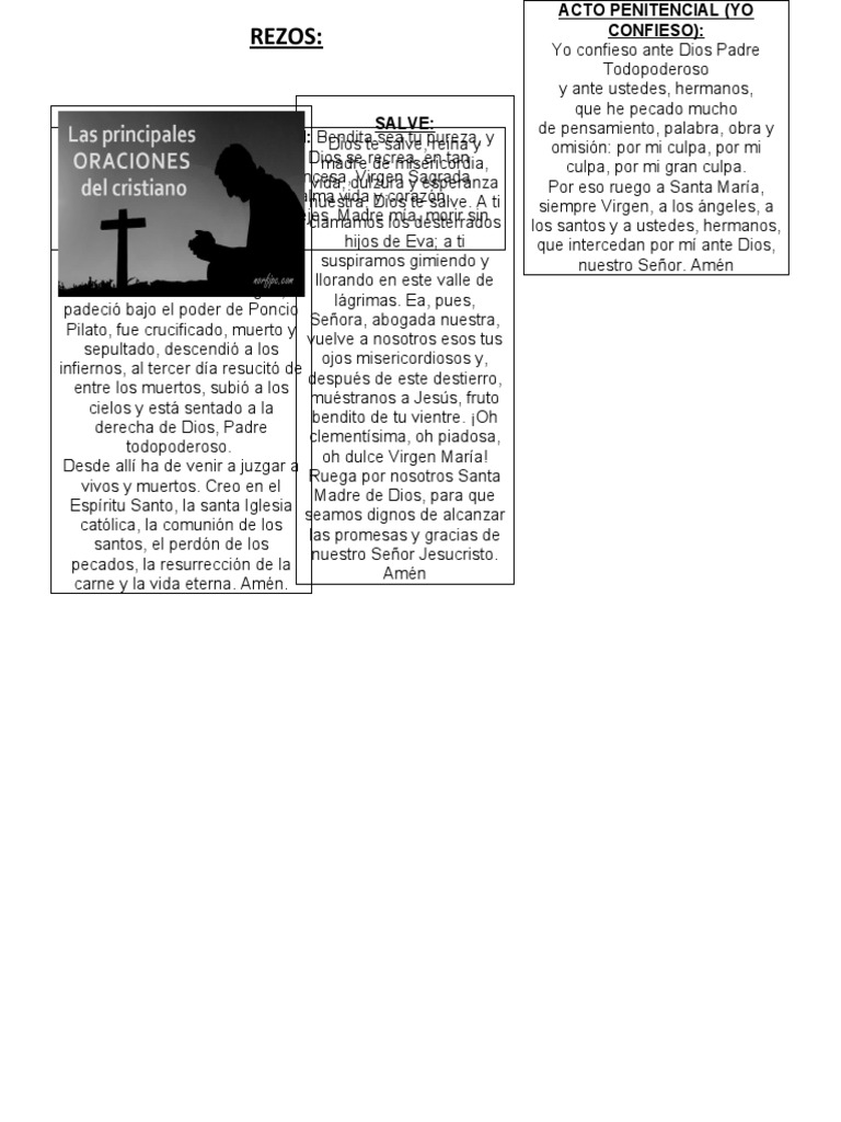 Rezos Catequesis | PDF | María, madre de Jesús | Creencia religiosa y doctrina