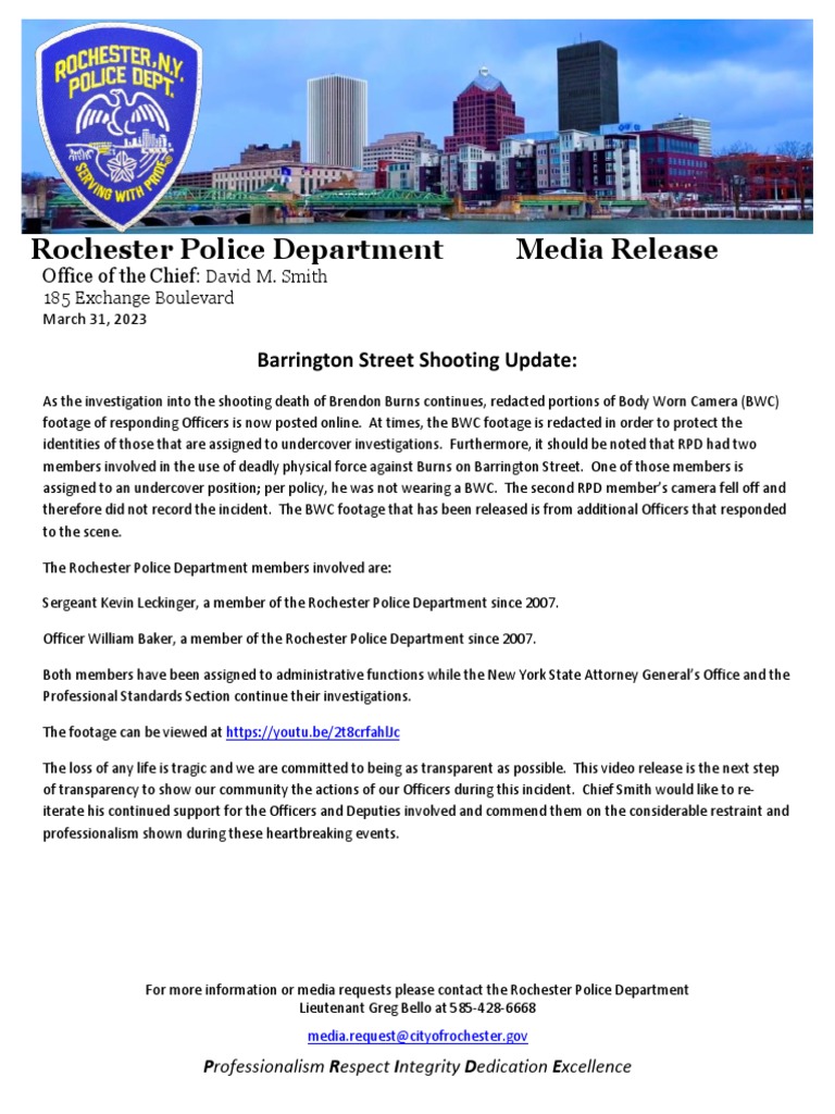 RPD OIS Report | PDF