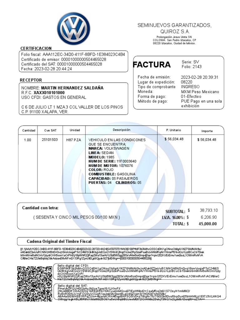 Formato VW | PDF | Transporte | Grupo Volkswagen