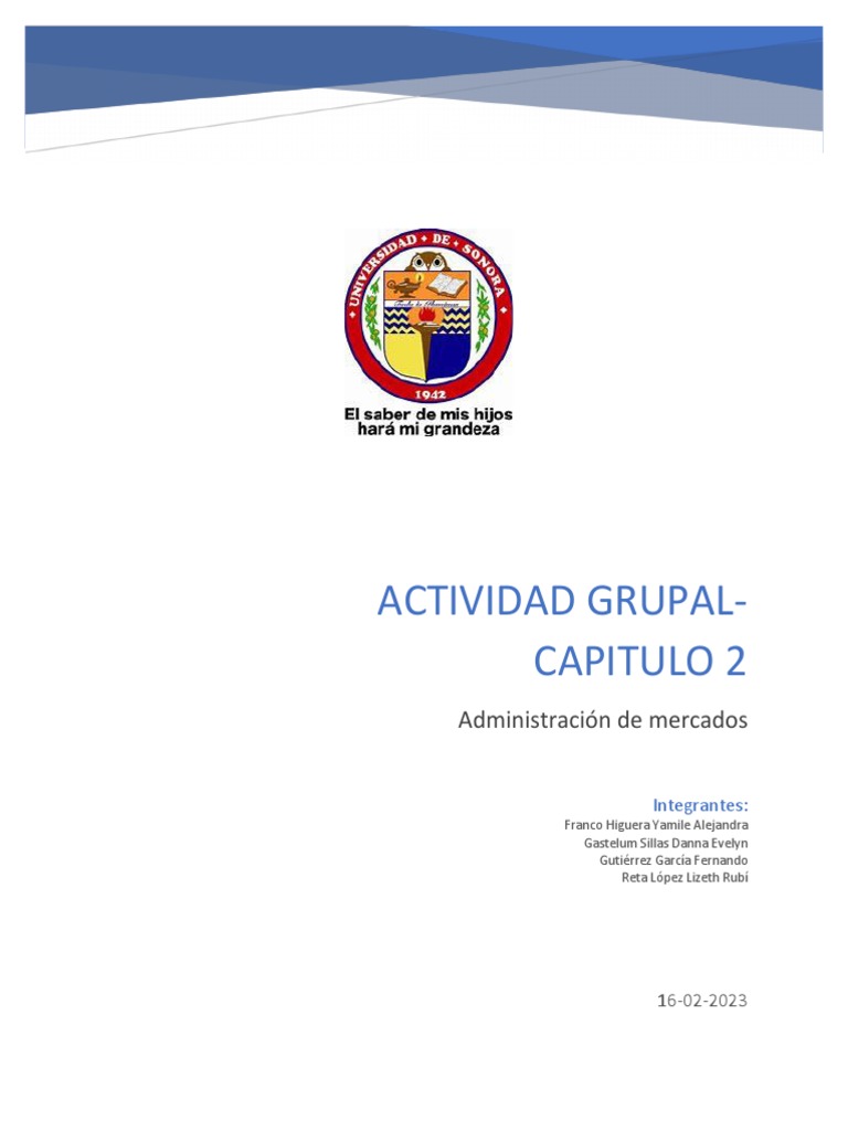 Actividad Grupal | PDF