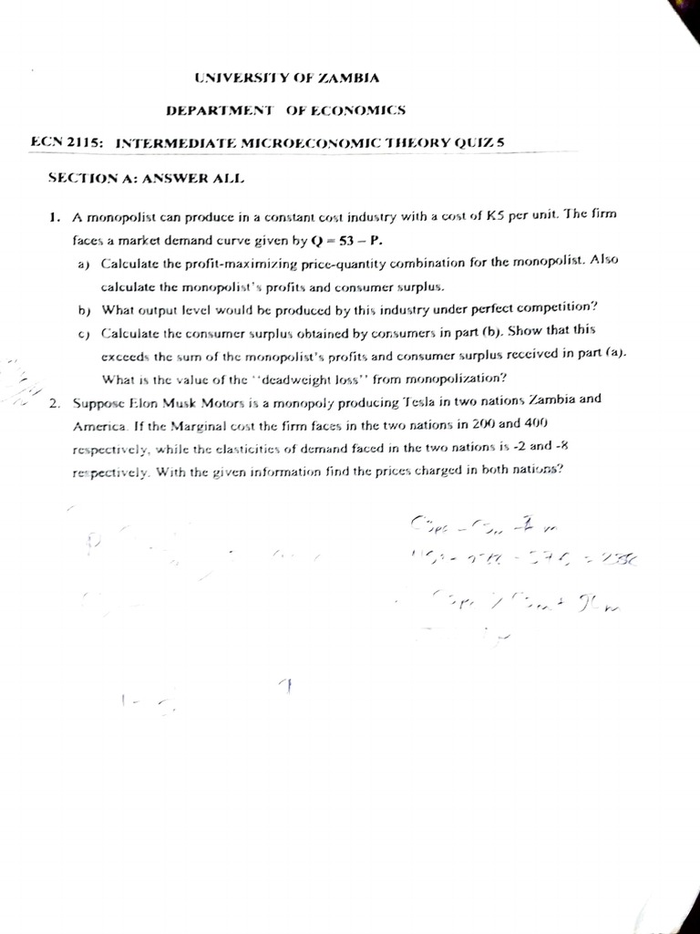 Ecn 2115 | PDF | Production Function | Business