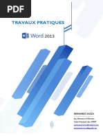 TP Word : Exercices de Traitement de Texte | PDF | Microsoft Word ...
