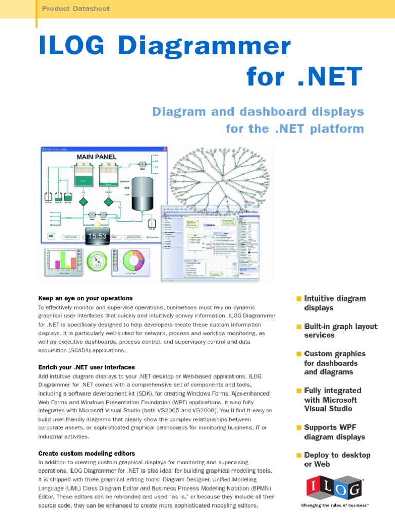 ILOG Diagrammer: Diagram and Dashboard Displays | PDF | Windows Presentation Foundation ...