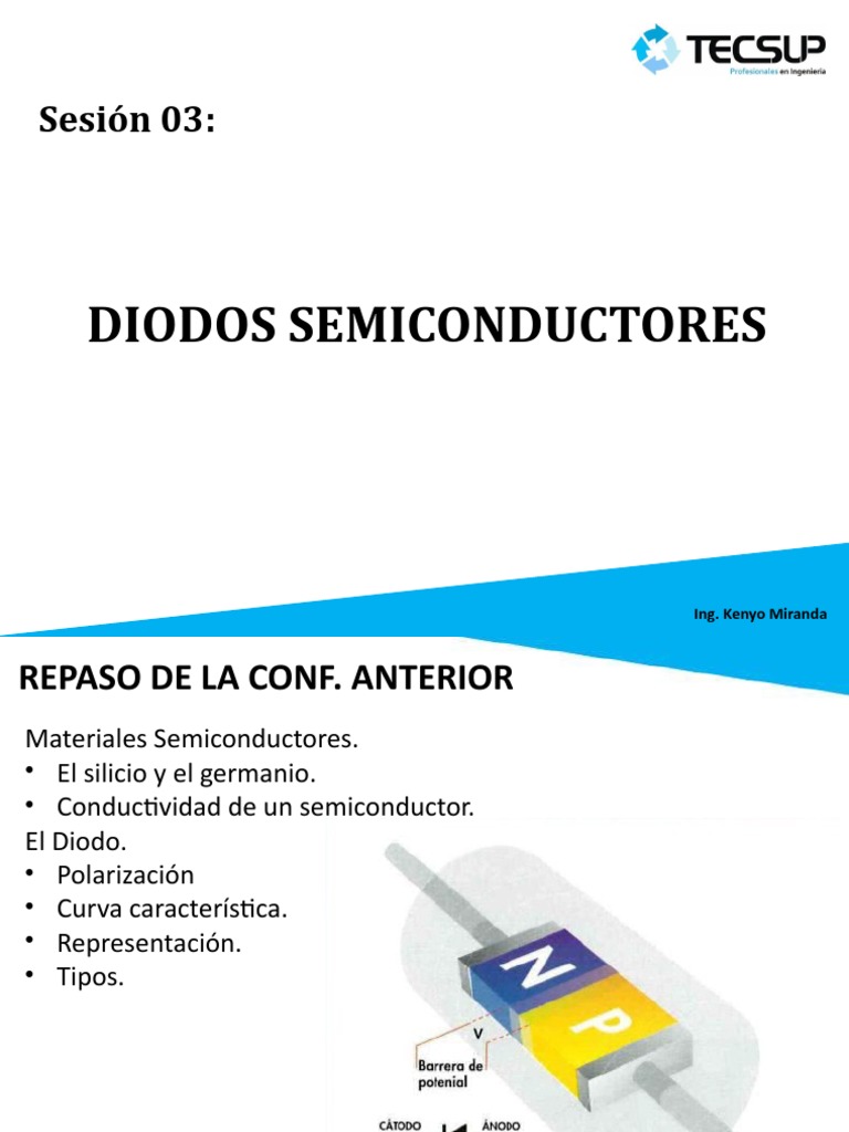 S03 Diodos Semiconductores. | PDF | Diodo | Rectificador