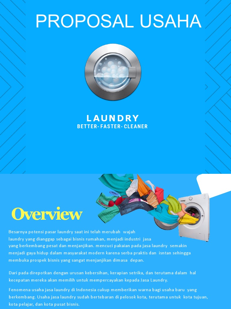 Proposal Usaha Laundry | PDF