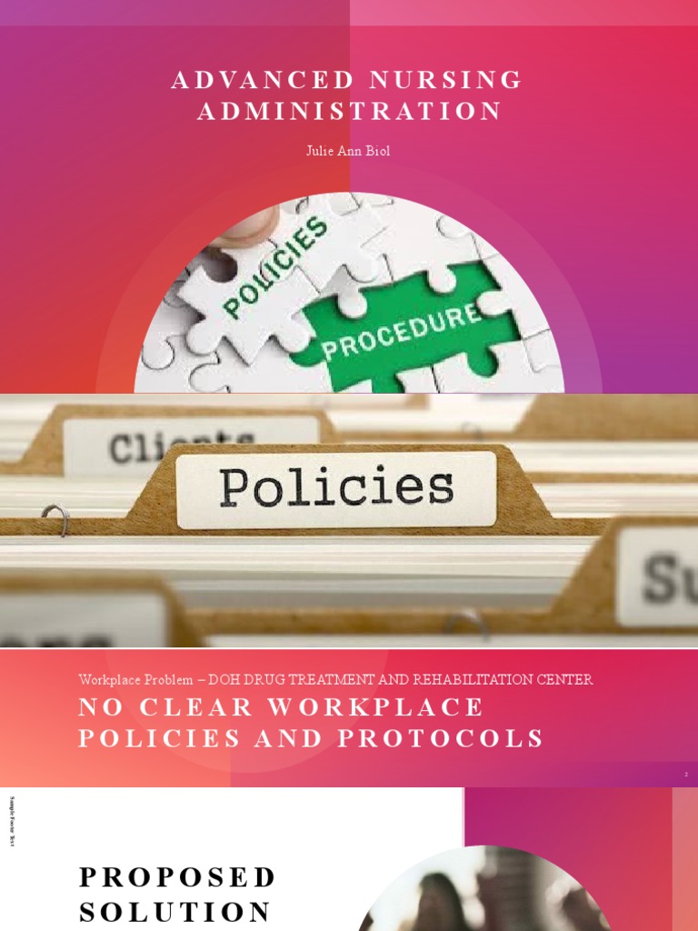 Advanced Nursing Administration | PDF