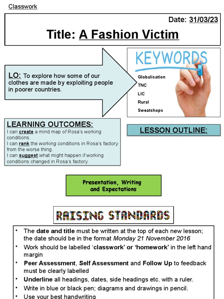 Lesson 4 - A Fashion Victim. | PDF | Sweatshop | Economies