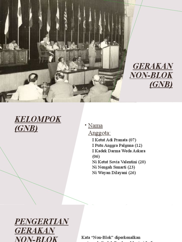 Gerakan Non-Blok (GNB) | PDF