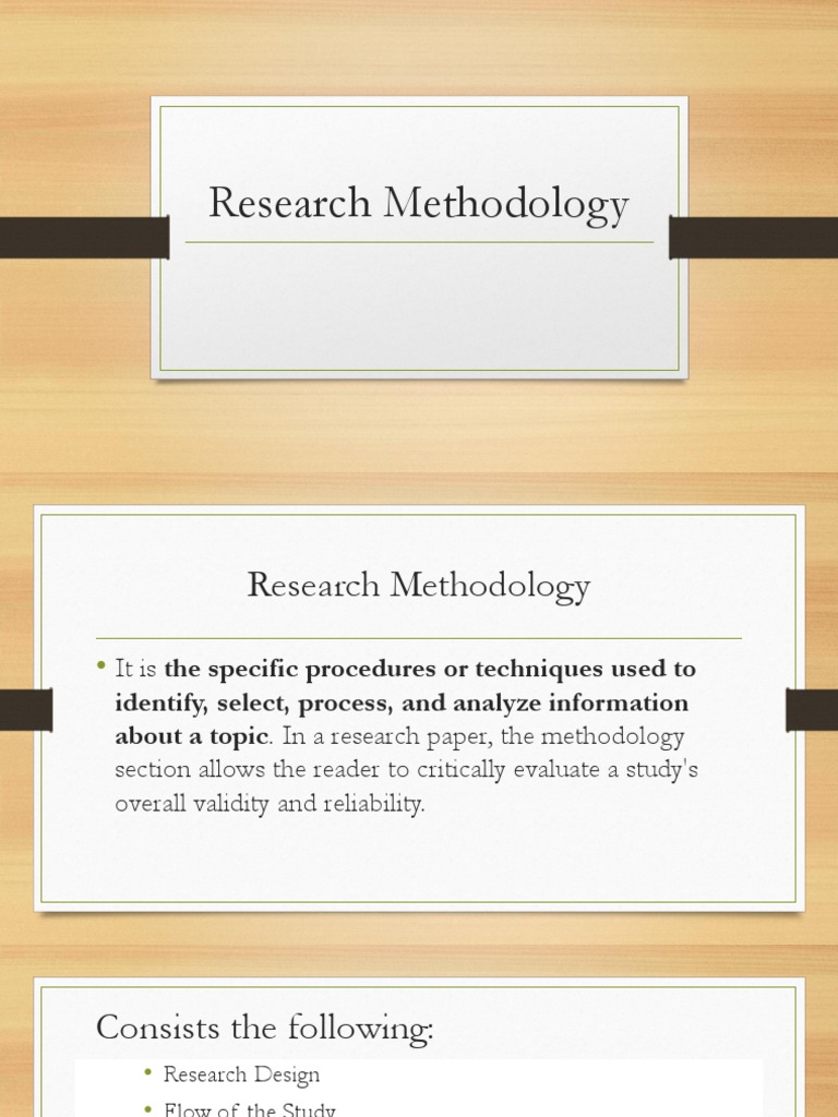 Research Methodology | PDF | Sampling (Statistics) | Methodology