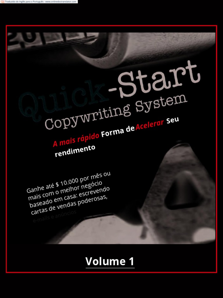Quickstart Copywriting - Traduzido | PDF | Publicidade | Marketing
