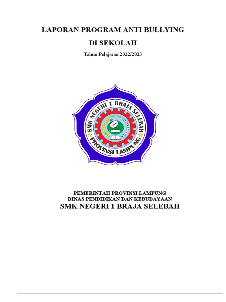 Laporan Program Anti Bullying Di Sekolah | PDF