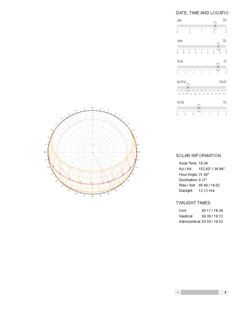 2D Sun-Pathg | PDF | Twilight | Astronomy