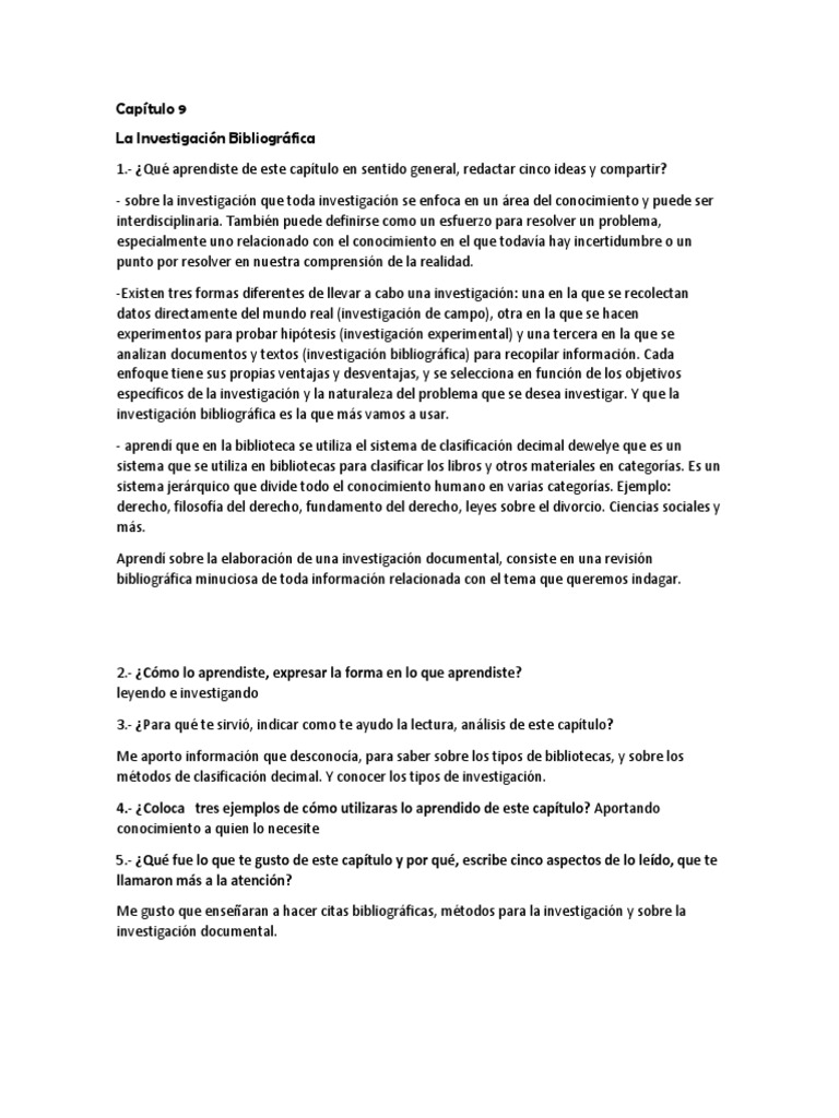 Capítulo 9 PDF Carlos Julliam Garay | PDF