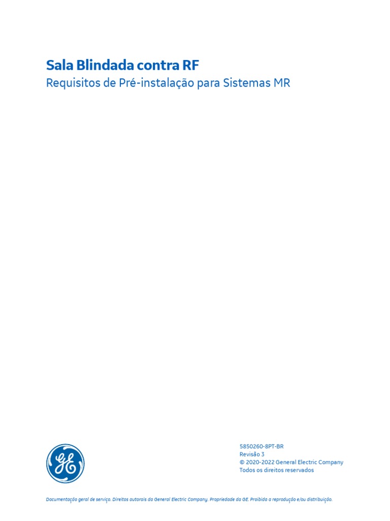 RF Shielded Room Preinstallation Requirements For MR Systems - PIM ...