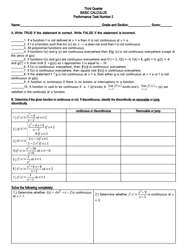 Q3 Basic Cal Perf Tasks 2 Descargar Gratis Pdf Function 