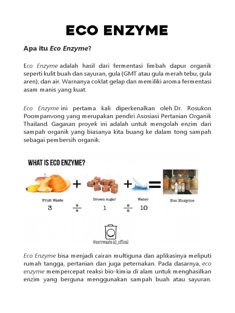 Eco Enzym Modul UMUM | PDF