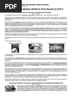 Learning Activity Sheet in ESP 9 Quarter 1 (Week 3) | PDF