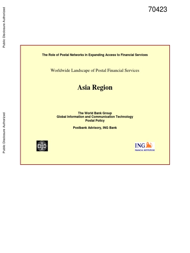 Postal Network Asia | PDF | Banks | Postal Savings System