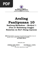 AP 10 Quarter 3 Module 4 | PDF