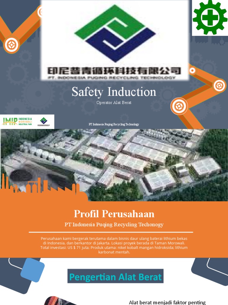 Safety Induction: Operator Alat Berat | PDF