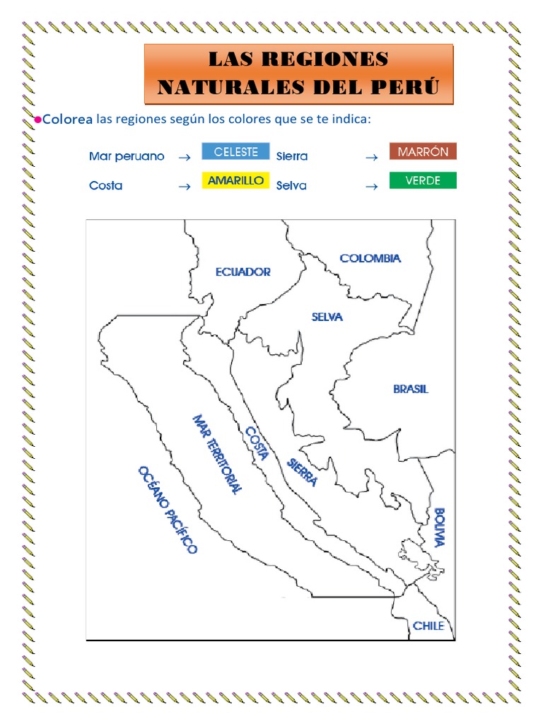 LAS REGIONES NATURALES DEL PERÚ Repaso1er | PDF