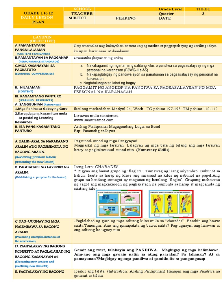 Filipino 3 Cot 2 | PDF