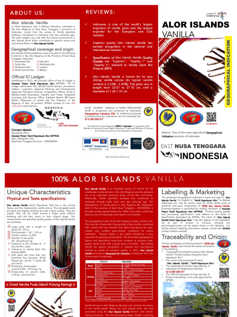 Vanili Alor | PDF | Vanilla | Indonesia