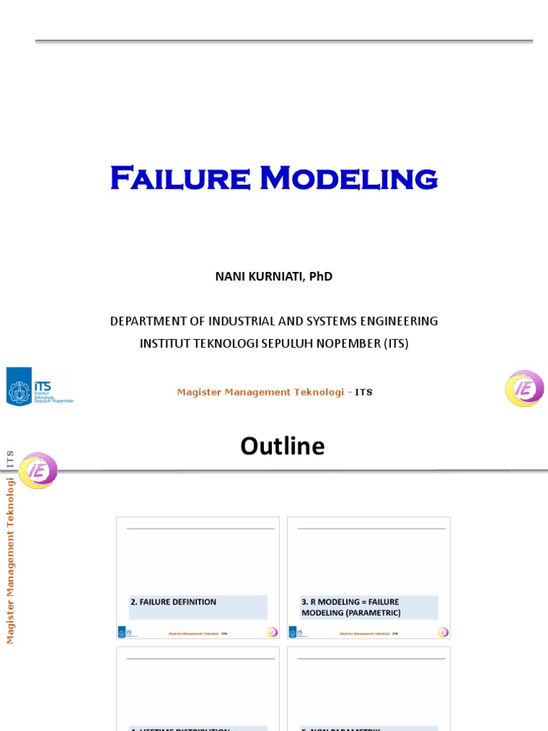 Failure Modeling | PDF | Reliability Engineering | Statistical Analysis