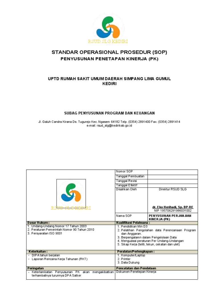 Contoh SOP | PDF