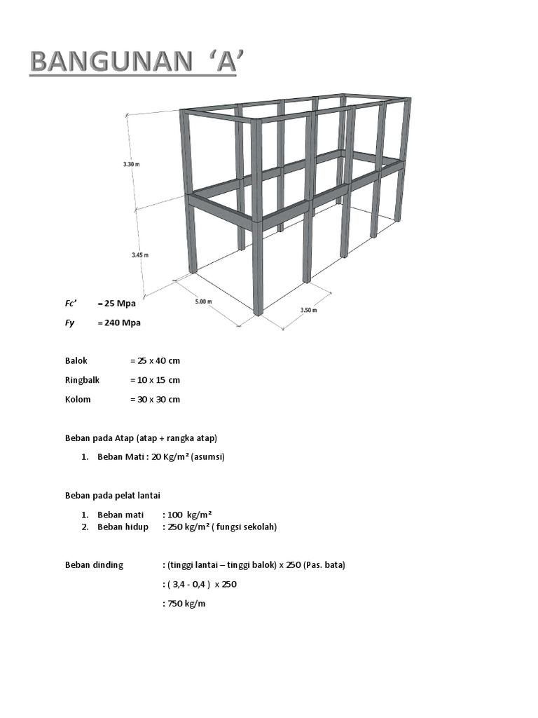 Perhitungan Teknis Struktur | PDF