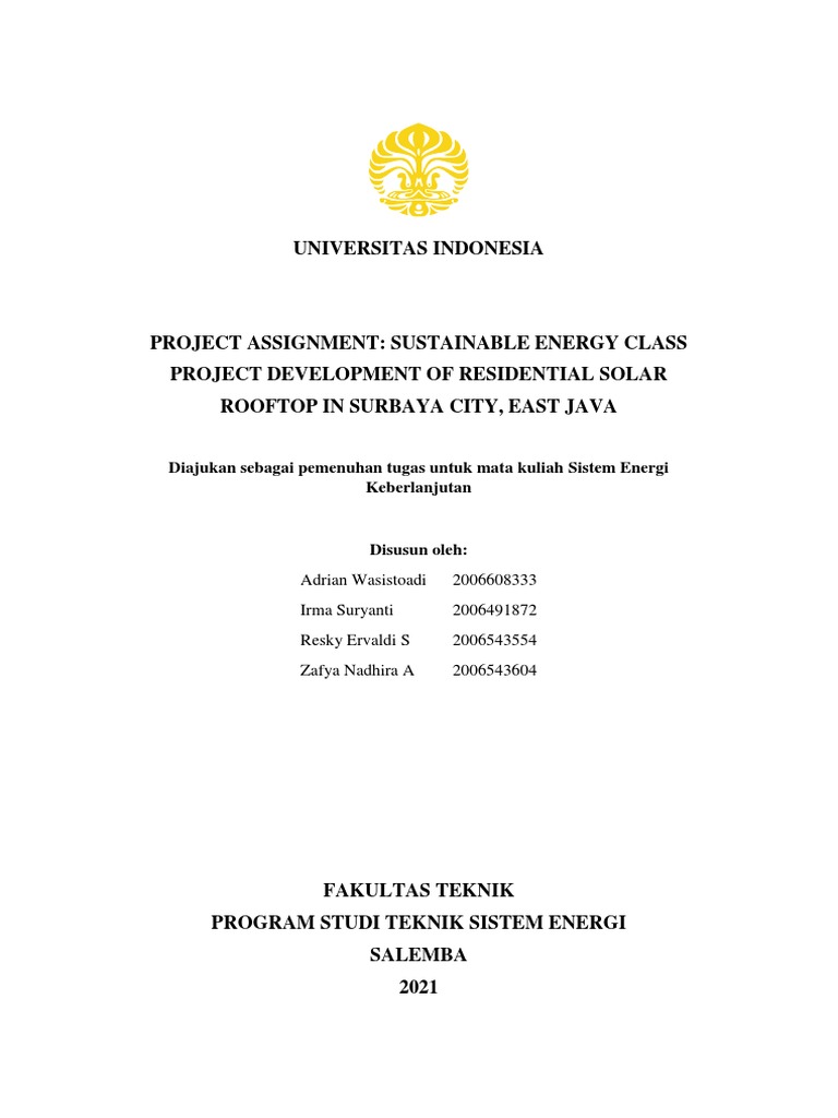 TSE SEB Final Project Topic 2 - Adrian Resky Irma Zafya | PDF